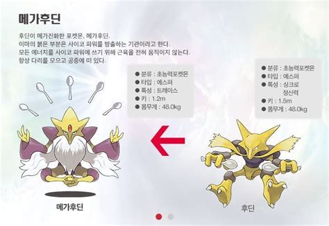 1세대 포켓몬 메가진화 인스티즈instiz 이슈 카테고리