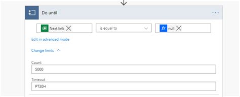 how to loop through more than 100 000 records in a dataverse table