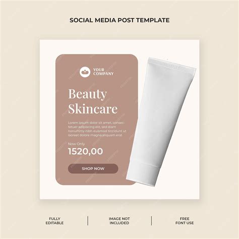 Premium Psd New Product Skin Care Instagram Post