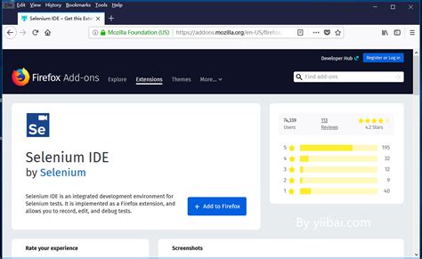 Selenium Ide安装 Selenium教程 Selenium Ide安装 Selenium教程
