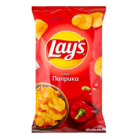 Чипсы картофельные Паприка Lay's м/у 120г Lays(4823063125451): купить в ...