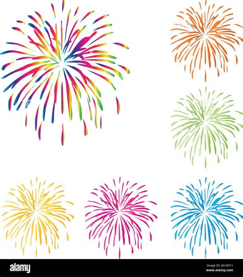 Firework Explosion Background Vector Stock Vector Image And Art Alamy