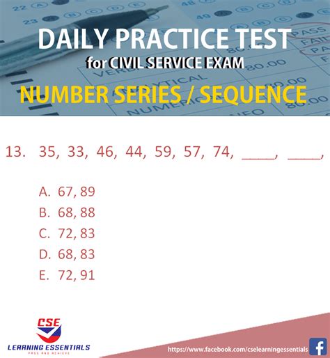 Cse Daily Practice Test Question No 13 Number Series And Sequence Prepared By Cse Learning