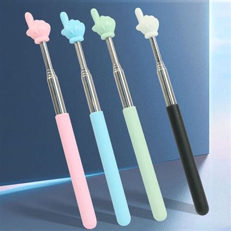 Телескопическая указка палец Пикми 22 см 70 см черная за 95 грн арт 14042 купить в детском