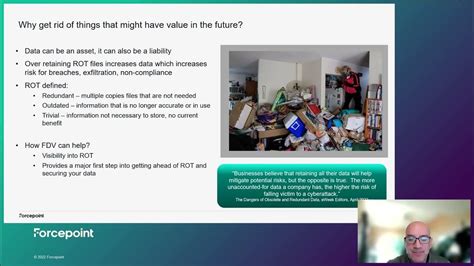 Getting Rid Of Data Rot Forcepoint Data Visibility Youtube