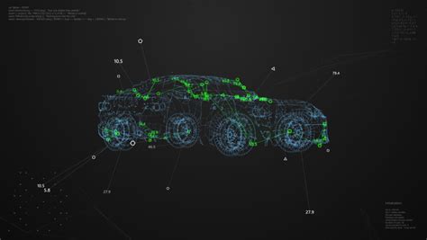 Autonomous Vehicle Collision Avoid Car Keep Stock Footage Video Royalty Free