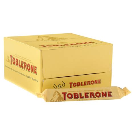 Toblerone Reep Melk Honing Amandel Nougat Doos 24 X 35 Gram