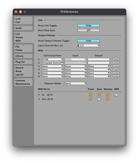 I Have An External Synth Jd Xi Sending Midi And Audio To Ableton Why Am I Hearing Track 1