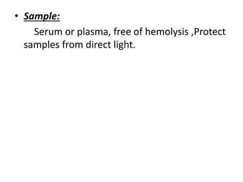Bilirubin Estimation Ppt