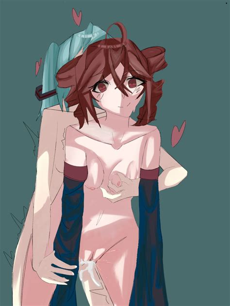 Rule 34 1futa 1girls 2d 2d Artwork 2d Artwork 2girls Aqua Hair