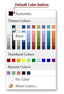Default Color Button WPF Controls DevExpress Documentation