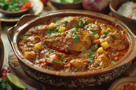 Korma Islamic Arabic Food Premium Ai Generated Image