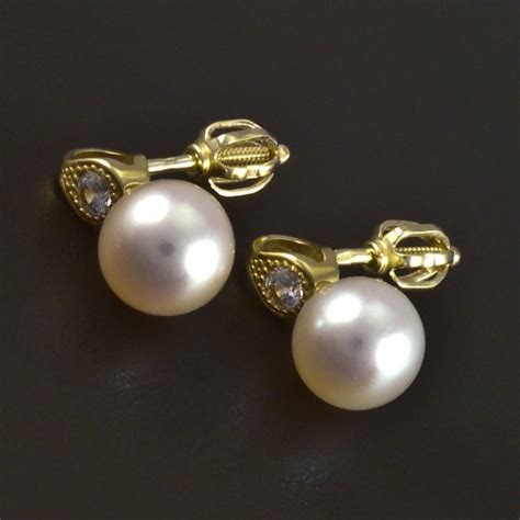 Gold Ohrstecker Perle Goldpointshop De