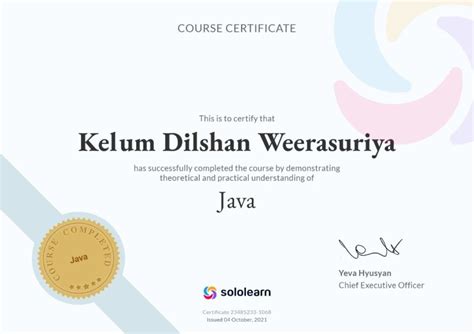 Kelum Weerasuriya On Linkedin Java C Php Html Sololearcourse