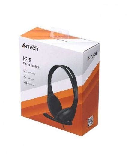 ᐉ Наушники A4tech Hs 9 Black 1256365 • Купить в Киеве Украине • Лучшая цена в Эпицентр
