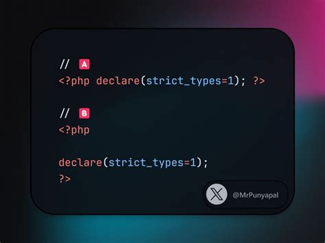 Punyapal Shah On Linkedin Laravelphp Developers 🚨 When Declaring