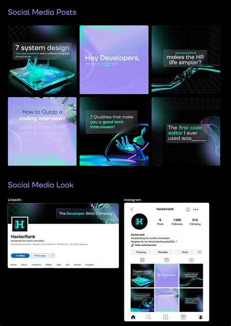 HackerRank Brand Identity Behance