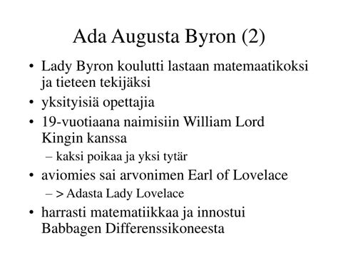 PPT Charles Babbage Ja Ada Augusta PowerPoint Presentation Free Download ID 199762