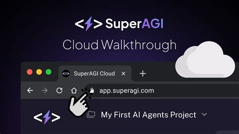 Superagi Cloud App Walkthrough Youtube