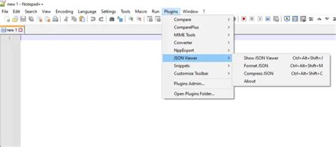 notepad json formatter plugin jsonviewer how download install