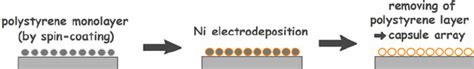 Schematics Of The Microcapsule Array Fabrication Based On Spin Coating