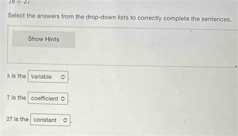 Solved 7b27 Select The Answers From The Drop Down Lists To Correctly