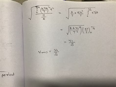 10 the voltage time graph of a triangular wave having peak value vo is