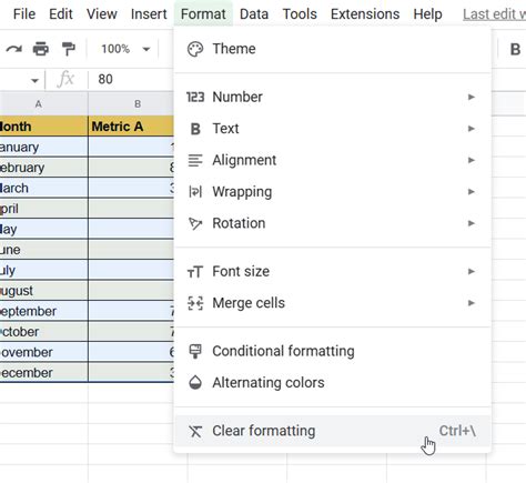 How To Clear Formatting In Google Sheets Sheets For Marketers