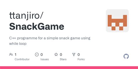github ttanjiro snackgame c programme for a simple snack game