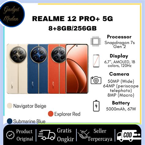 Jual Realme Pro Plus G Gb Gb Gb Gb Snapdragon Z Gen Gadgetmedan Shopee Indonesia