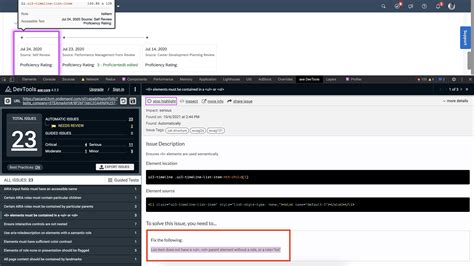 SF A Y Ui Timeline Missing Role On List Items Issue SAP Ui Webcomponents GitHub