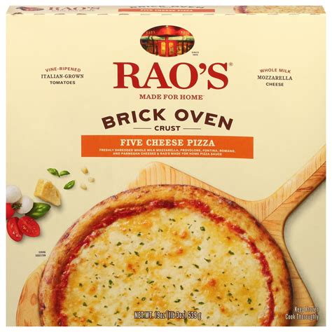 Raos® Made For Home® Brick Oven Crust Five Cheese Frozen Pizza 19 Oz Frys Food Stores