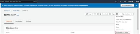 Query S3 With Sql Using S3 Select Dev Community
