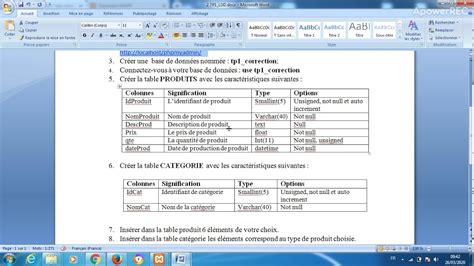 Solution TP SQL Partie YouTube