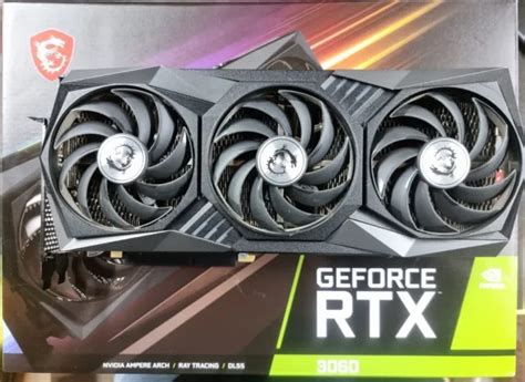 Msi Geforce Rtx 3060 Gaming X Trio 12gb Gddr6 Graphic Card £238 00 Picclick Uk