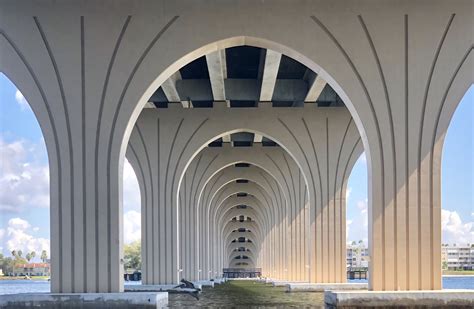 Architectural Bridge Pillar View Rosen Bridge Arch Bridge Design