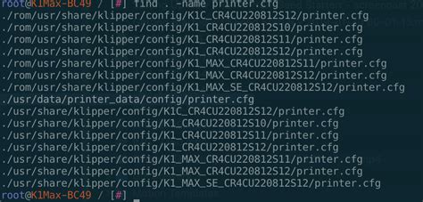 resetting rooted printer to update firmware r crealityk1