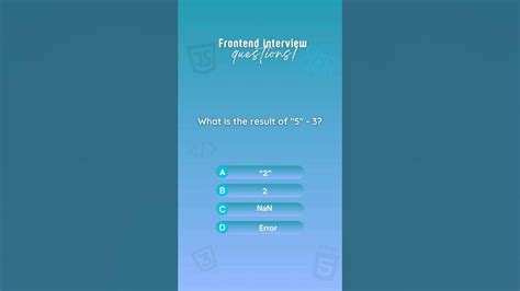 Frontend Interview Questions Quiz 31 Javascript React Interview