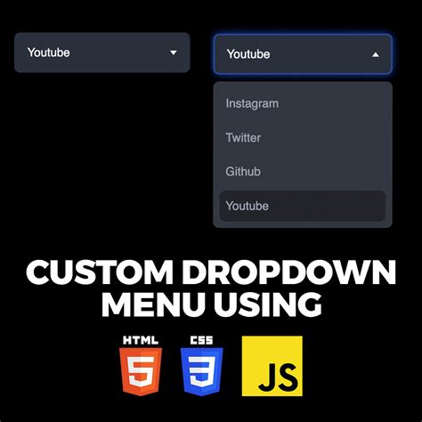 Advanced Dropdown Menu Using Html Css Javascript How To Make A