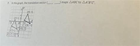solved maps abc to a′b′c′ 7 in the graph the translation