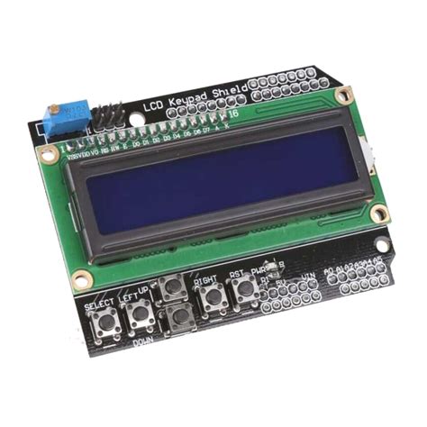 Display Lcd 16x2 Shield Com Teclado Para Arduino Arduino E Cia