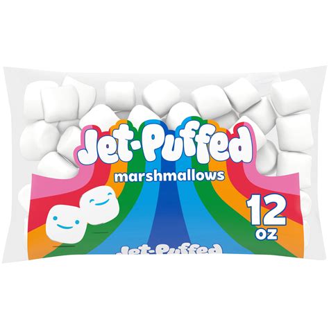 Jet Puffed Marshmallows 12 Oz Bag Fluffy Dessert Topping