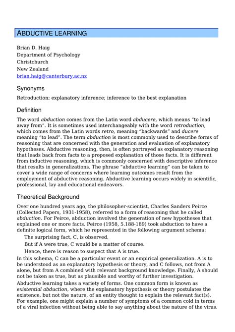 Pdf Abductive Learning