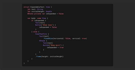 Adaptive Layouts With ViewThatFits
