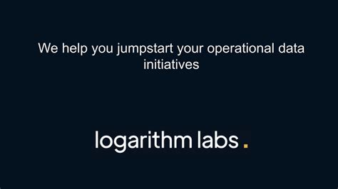 Logarithm Labs Managed Data Engineering