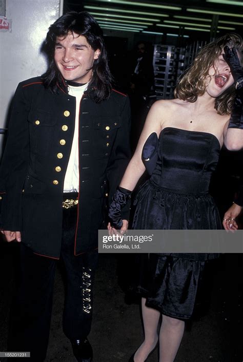 Actor Corey Feldman And Actress Drew Barrymore Attend The Fourth