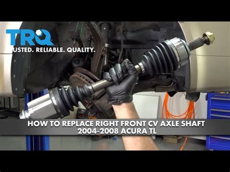 How to Replace Right CV Axle Shaft 2004-2008 Acura TL - YouTube