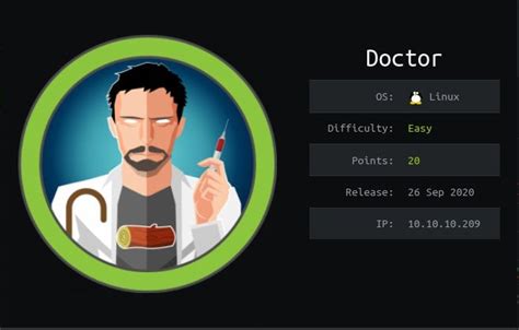 Hackthebox Doctor Writeup Whatinfotech Rhackthebox