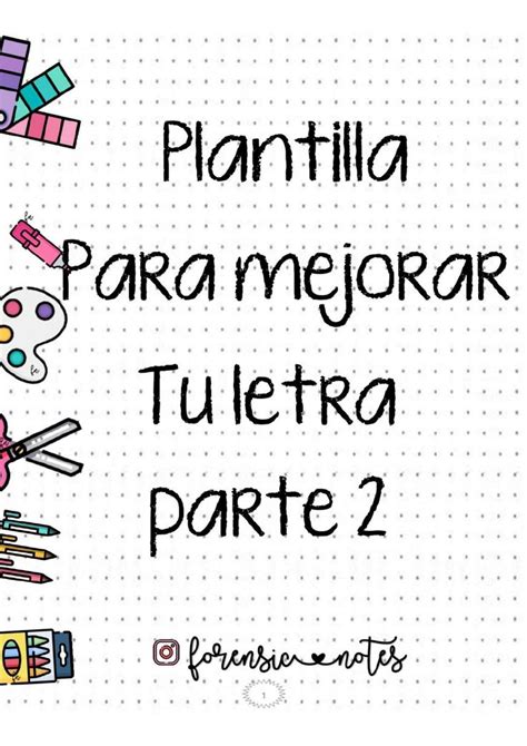 Plantillas Para Mejorar Tu Letra Cursiva Y De Molde Parte 2