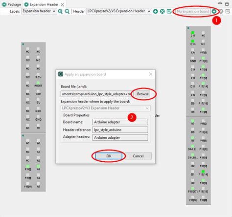apply arduino virtual adapter into compatible header nxp community